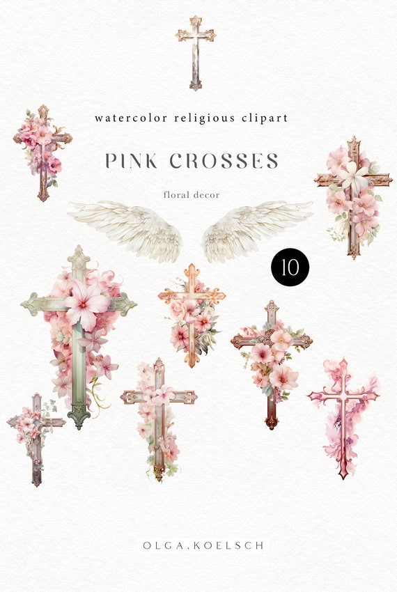 Pink Communion Cross