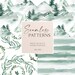 Mountain Landscape Seamless Pattern for Fabric, Watercolor Forest ...