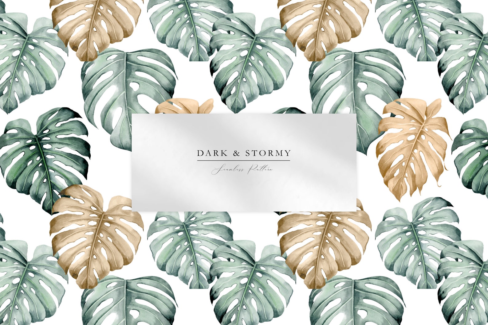 Watercolor Boho Tropical Digital Paper Pack. Boho Seamless | Etsy