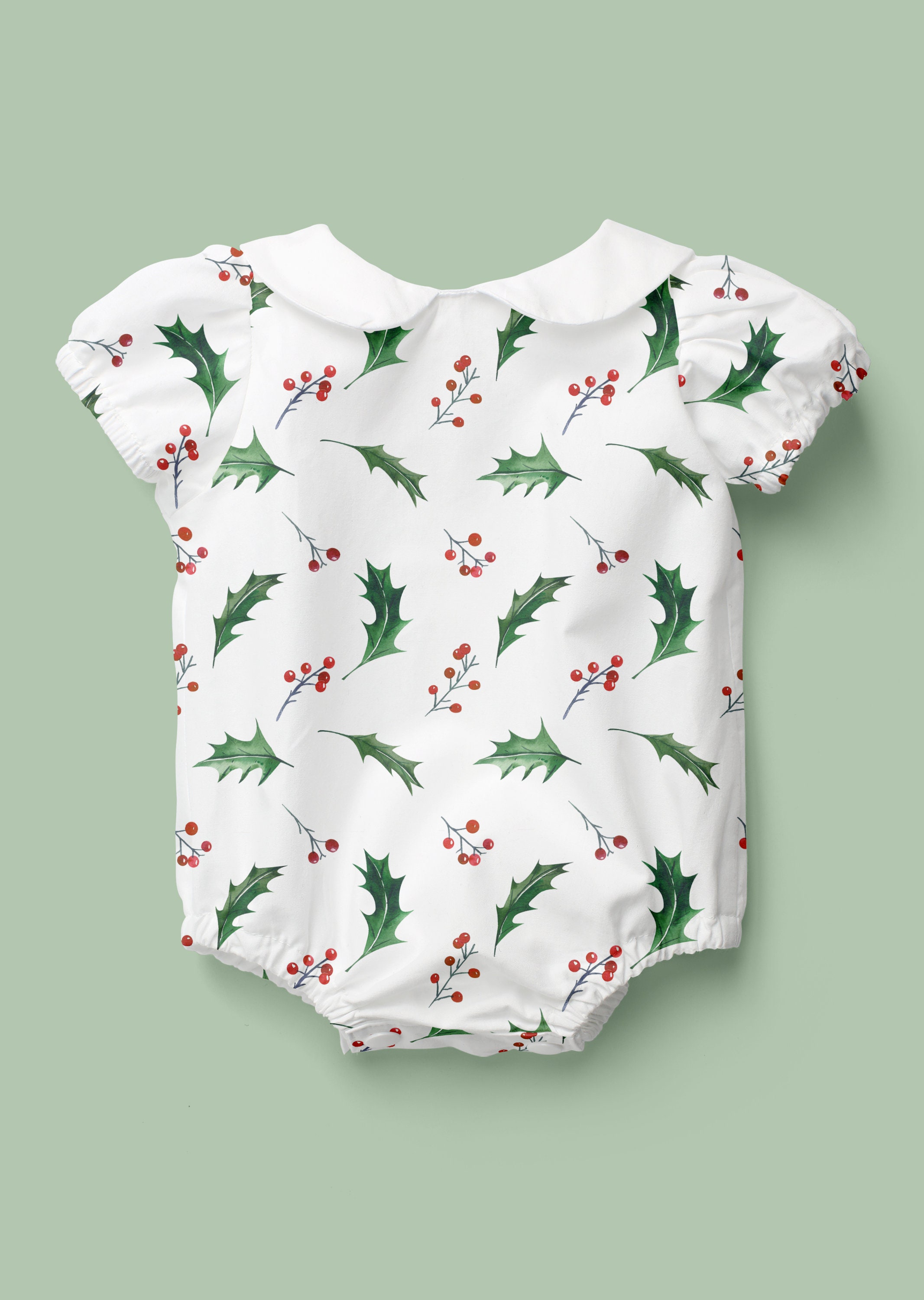 Christmas Holly Berry Digital Paper. Holly Clipart Christmas | Etsy