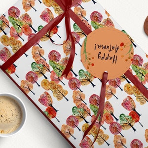 Watercolor Tree Seamless Pattern for Fabric, Watercolor Cute Seamless ...