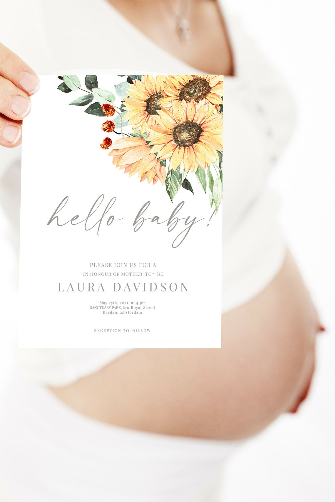 Watercolor Sunflower Clipart Boho Sunflower Png for Wedding - Etsy