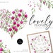 Watercolor Pink Floral Clipart, Roses Wreath Clipart, Floral Frames for ...