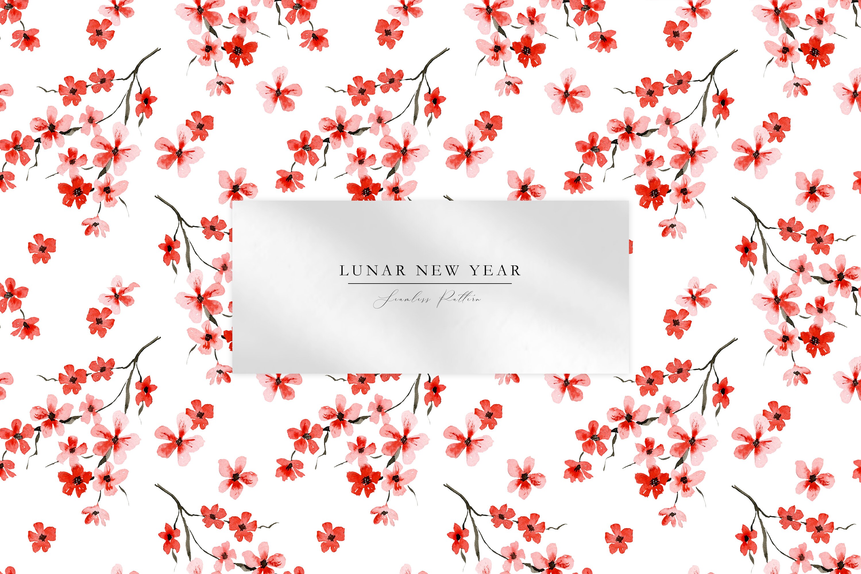 Watercolor Chinese Lantern Clipart. Chinese New Year Digital | Etsy