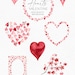 Pink Heart Clipart, Watercolor Valentine Png, Watercolor Heart Png ...