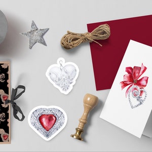 Watercolor Diamonds Clipart, Valentine Day Clipart, Watercolor Heart ...