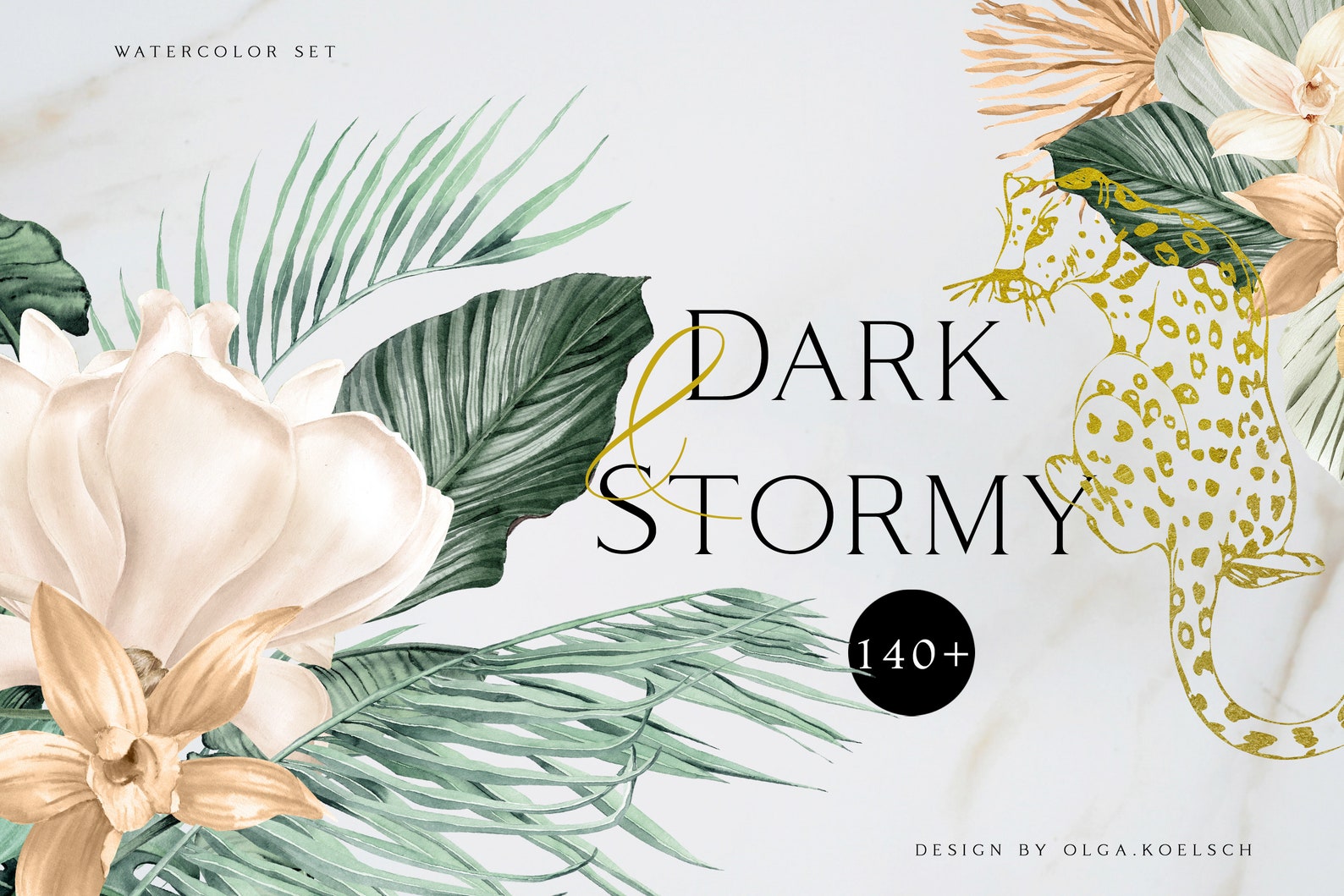 Watercolor Boho Floral Clipart Bundle Rose Clipart for - Etsy