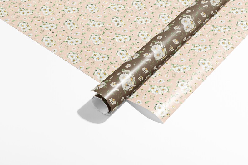 Watercolor Daisy Digital Paper Boho Daisies Seamless Pattern - Etsy