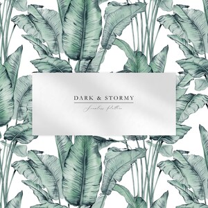 Watercolor Boho Tropical Digital Paper Pack. Boho Seamless Pattern With ...