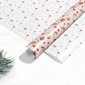 Woodland Seamless Pattern for Fabric, Watercolor Mushroom Seamless ...