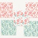 Watercolor Coral Digital Paper Pack, Coral and Seaweed Seamless Pattern ...