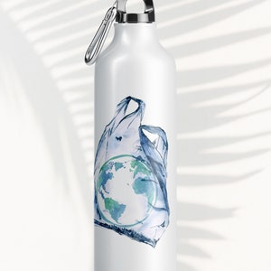 Watercolor Ecology Clipart, Plastic Bags Clipart for Earth Day Posters ...