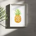 Watercolor Pineapple Clipart. Cute Pineapple Png. Tropical Fruits ...