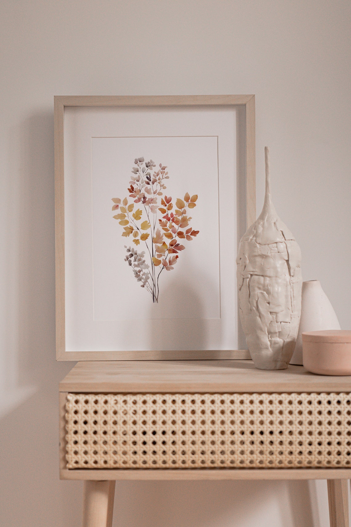 Watercolor Fall Leaves Clipart, Autumn Borders Png for Thanksgiving ...
