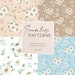 Boho Daisy Digital Paper, Daisies Seamless Pattern for Fabric, White ...