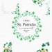 Watercolor St. Patrick's Day Clipart, Shamrock Clipart, St Patricks Day ...