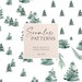 Winter Landscape Seamless Pattern for Fabric, Watercolor Forest ...