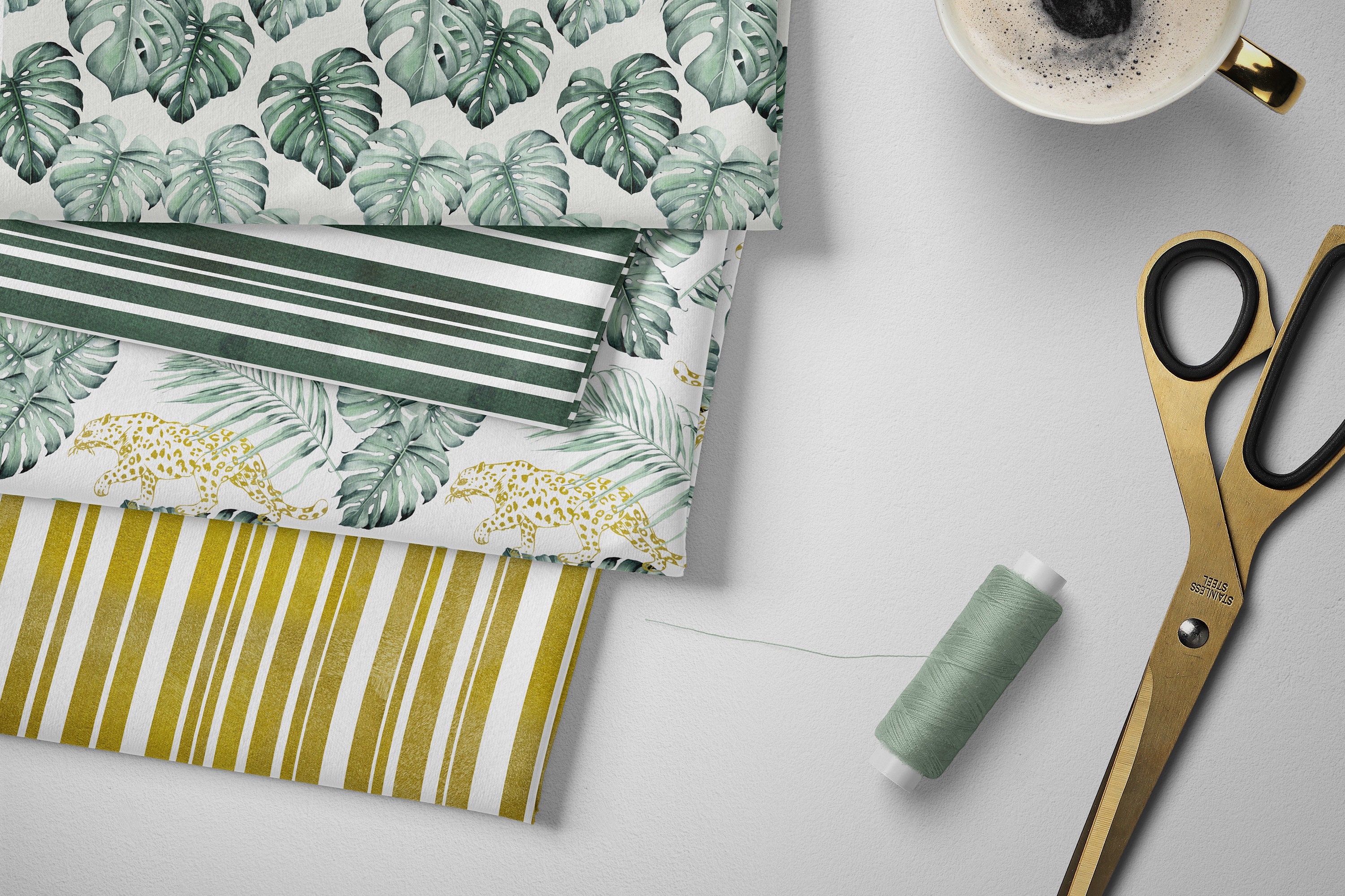 Watercolor Boho Tropical Digital Paper Pack. Boho Seamless | Etsy