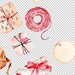 Watercolor Christmas Presents Clipart Gift Clipart for - Etsy