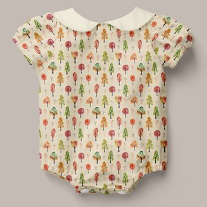 Watercolor Tree Seamless Pattern for Fabric, Watercolor Cute Seamless ...