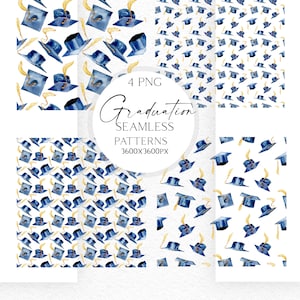 Graduation Clipart, Watercolor Graduation Clip Art. Grad Cap, Diploma ...