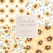 Boho Sunflower Digital Paper, Sunflower Seamless Pattern for Fabric ...
