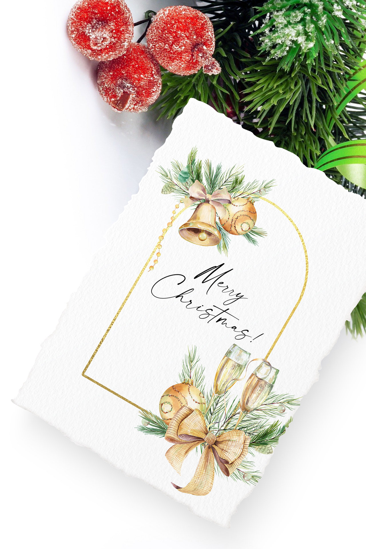 Gold Christmas Frames Clipart Christmas Digital Borders Png - Etsy