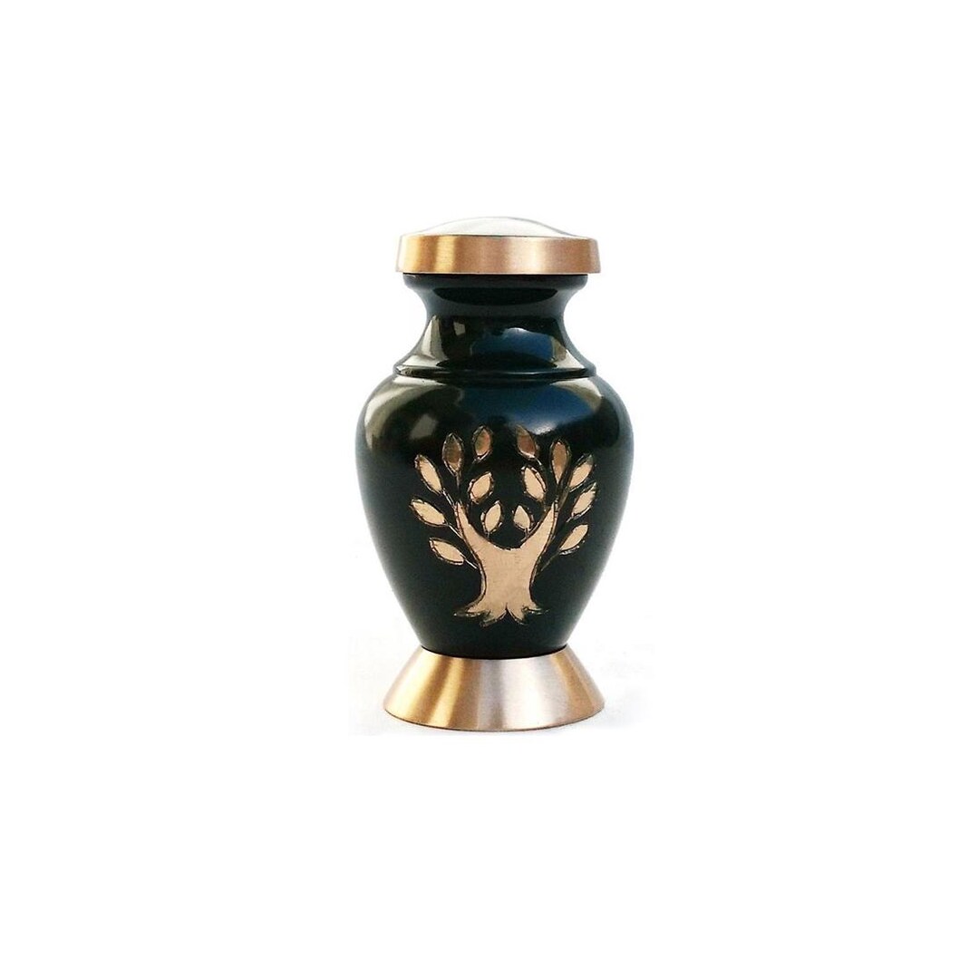 Aria Tree of Life Brass Keepsake Urn – Mini Memorial Urn for Ashes - Etsy