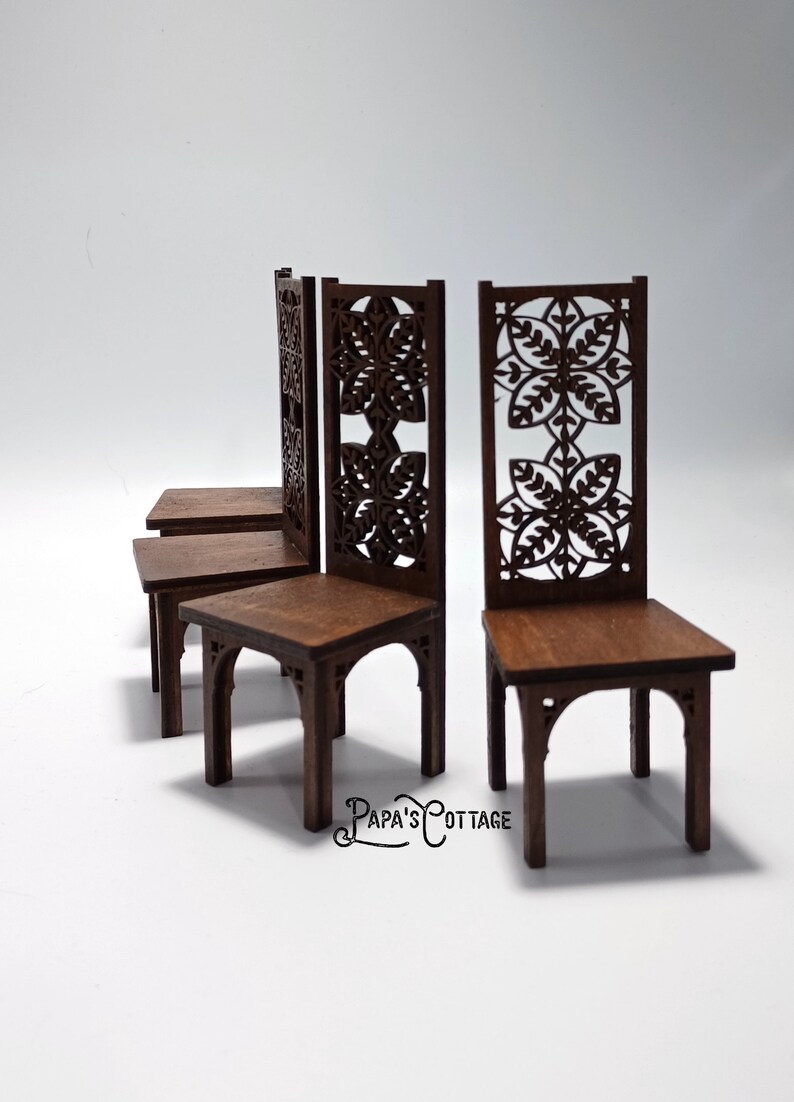 Middle Eastern Styletable and Straightback Chair Set - Etsy