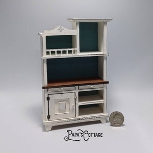 OOAK Deerfield Block Hoosier Cabinet - Prototype - Miniature China ...