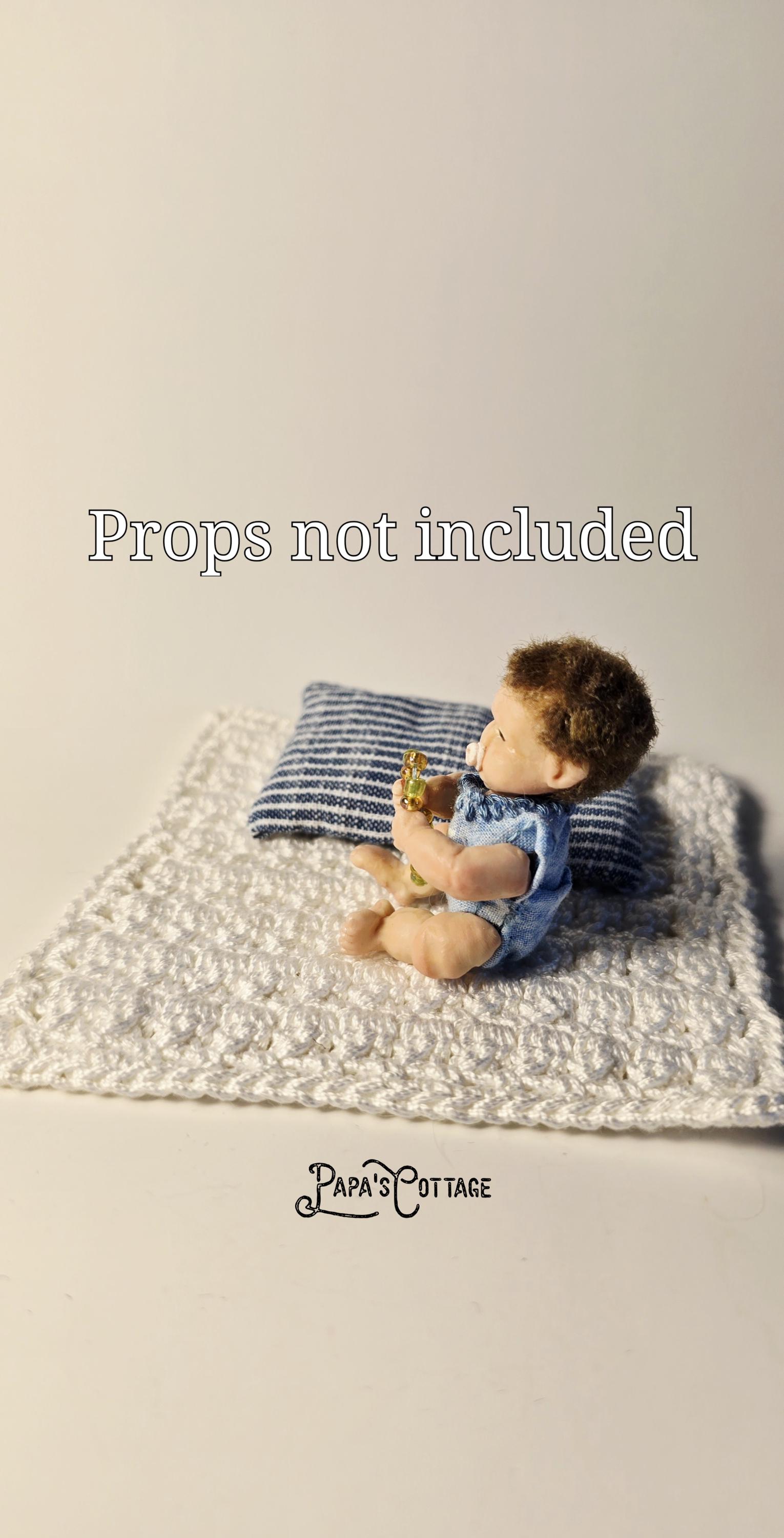 Hand Crafted Fine Art Mini Moveable Young Baby - OOAK Baby for 1:6 ...
