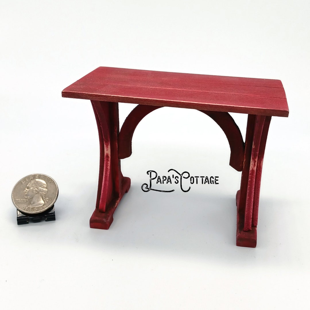 Display Table, Hall Table, Desk, Family Room Table - Miniature ...