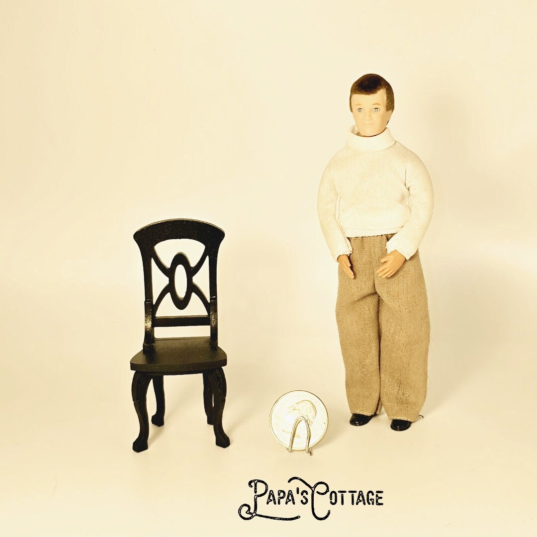 Dunphy - M&M Dollhouse Chair - Miniature Dining Chair, Dining Set - 1: ...