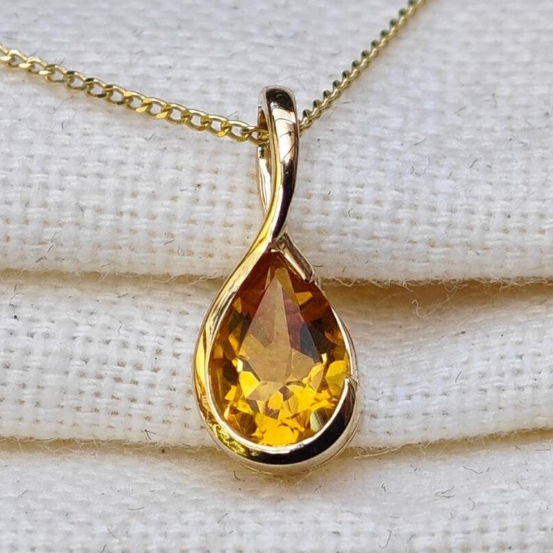 Citrine Jewelry - Etsy
