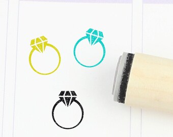 Wedding Ring Stamp | Etsy