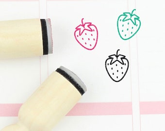 Strawberry Stamp | Etsy