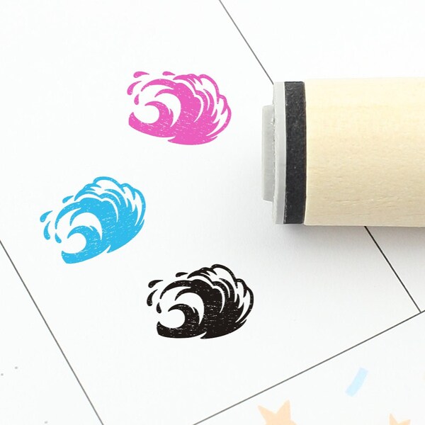 Ocean Wave Stamp - Etsy