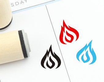 Garbage Rubber Stamp Trash Can Stamp Cute Garbage Stamp - Etsy