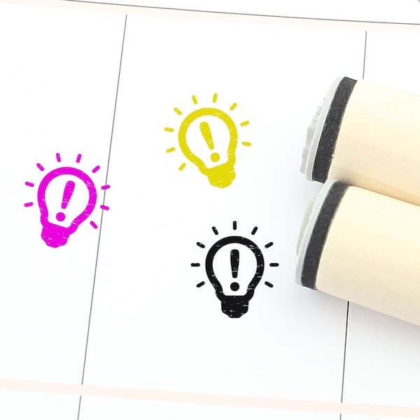 Light Bulb Stamp - Etsy