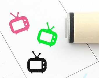 Tv Stamp - Etsy