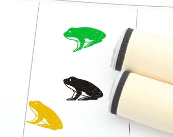 Frog Mini Stamp - Etsy