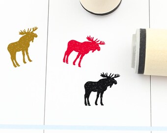 Moose Stamp | Etsy