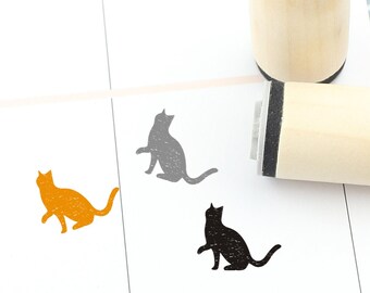 Cat Stamp | Etsy
