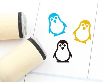 Penguin Stamp | Etsy