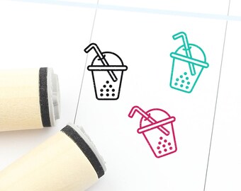 Bubble Tea Stamp | Etsy
