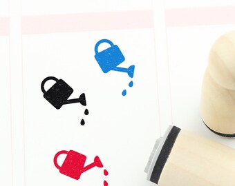 Garbage Rubber Stamp Trash Can Stamp Cute Garbage Stamp - Etsy