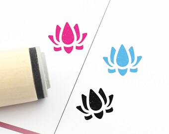 Lotus Stamp | Etsy