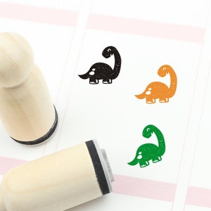 Dinosaur Rubber Stamp Animal Stamp Cute Dinosaur Stamp | Etsy