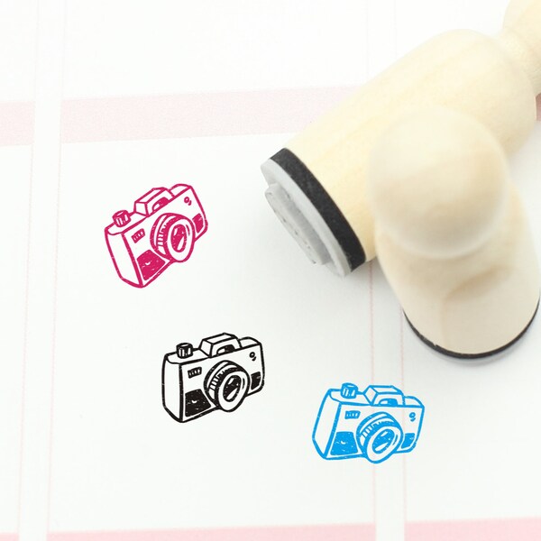 Camera Stamp - Etsy