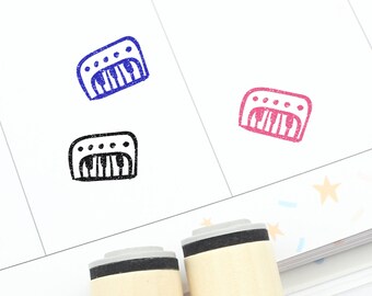 Piano Rubber Stamp - Etsy
